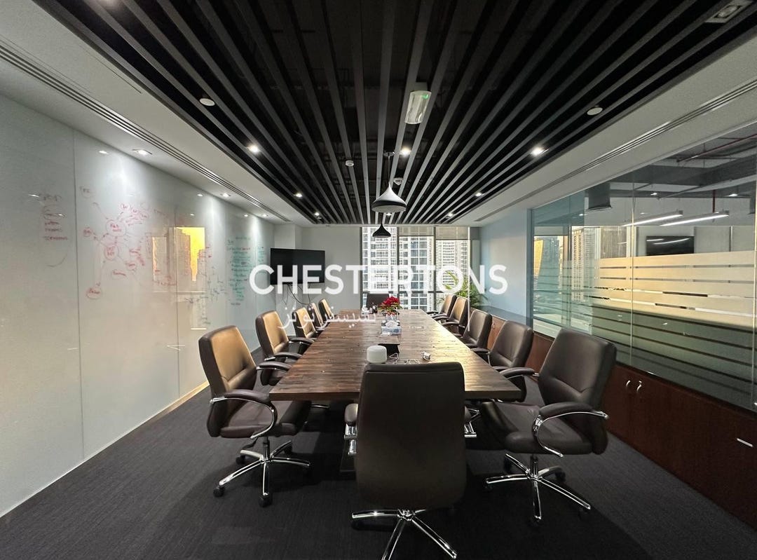 Fitted | 3954 Sq ft | 8 Parking | Metro Access Marina Plaza, Dubai ...