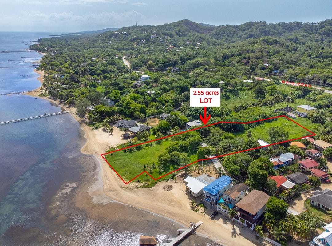 Oceanfront Sandy Bay, Roatan, Bay Islands Department Land for Sale ...