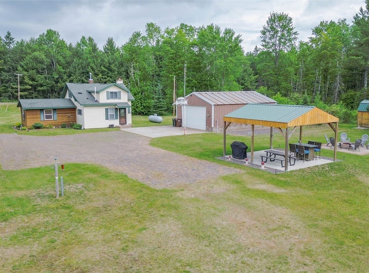 12493 W State Highway 27/70, Couderay, WI 54828 House for Sale ...