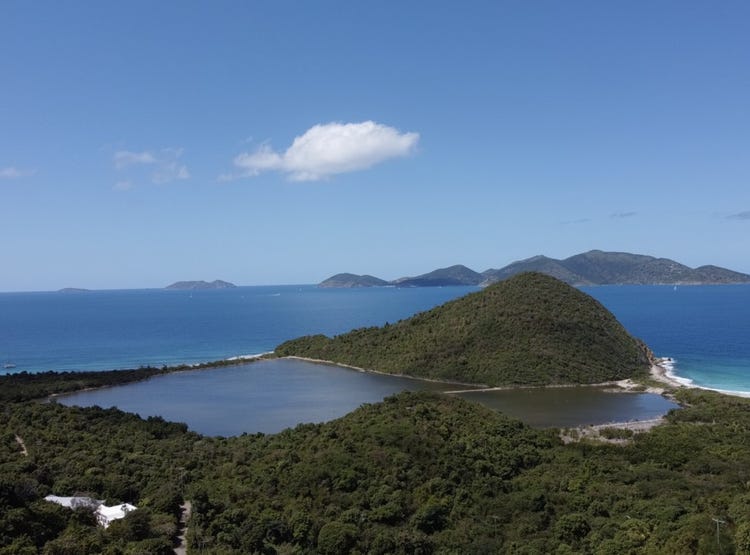 98V5+389, Freshwater Pond, British Virgin Islands, Tortola, Tortola ...