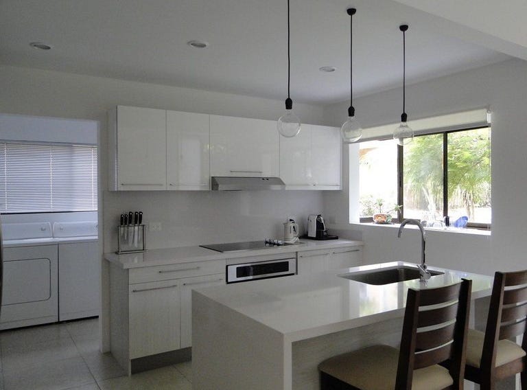 Modern one story apartment for sale in Condominio Brasil de Mora Ciudad ...