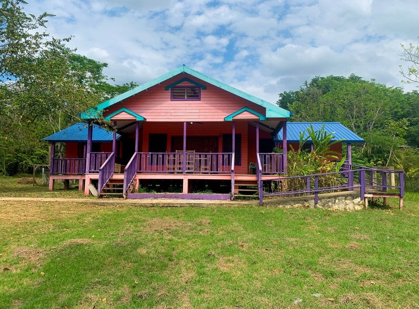 5V59+VFV, Bullet Tree Falls, Belize, Cayo District, Cayo District House ...