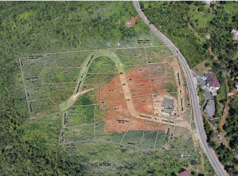 EGLINGTON DISTRICT, Spur Tree, Manchester Parish Terreno en Venta ...