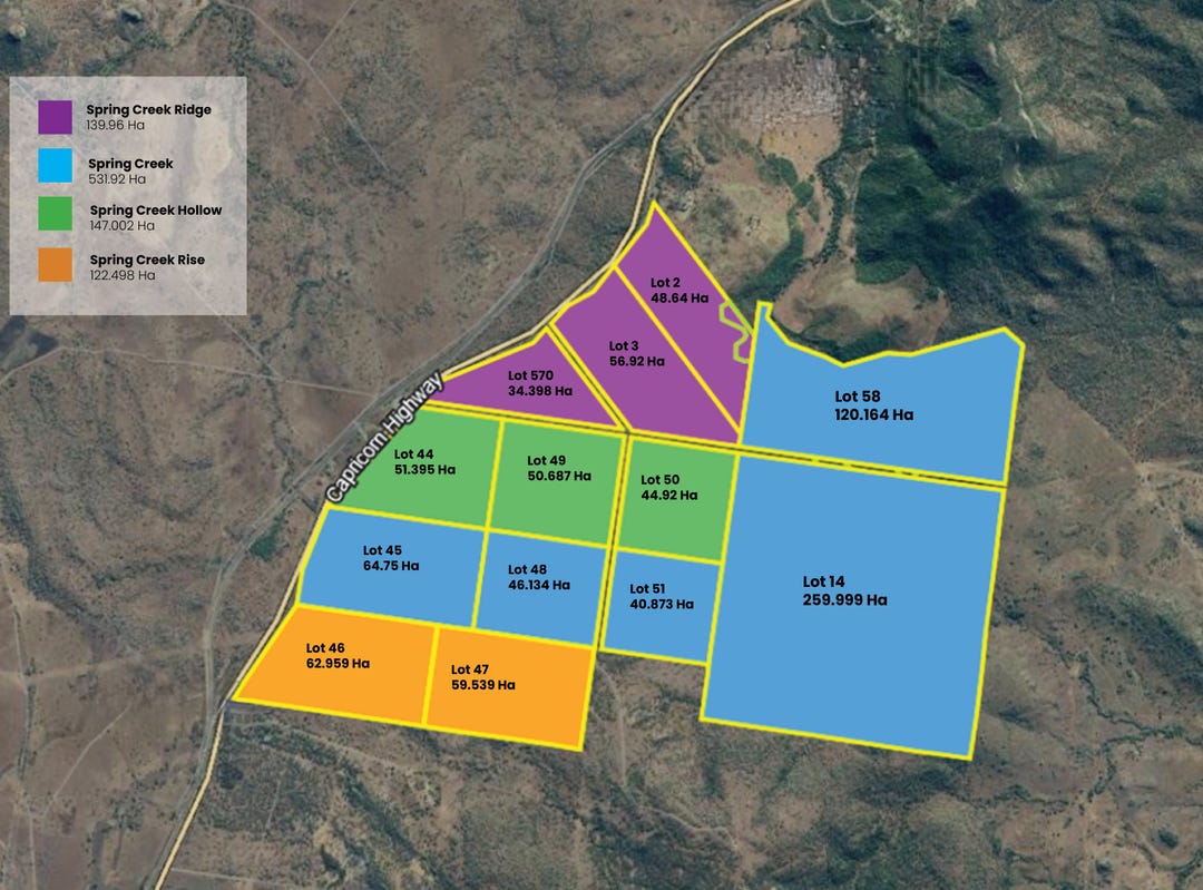 Lots 14,45,48,51,58 Capricorn Hwy, Westwood, Qld 4702 Rural for Sale ...