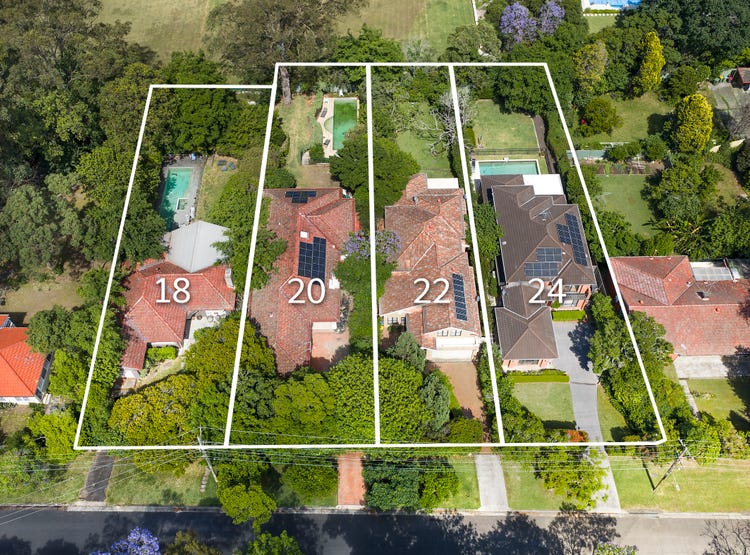 18, 20, 22 & 24 Yarabah Avenue, Gordon, NSW 2072 Other for Sale ...